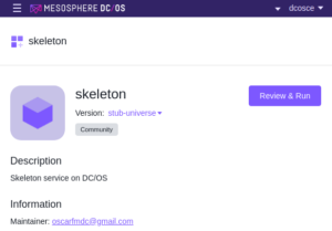 DC/OS Commons - Cómo crear un framework (SDK) - BIG DATA